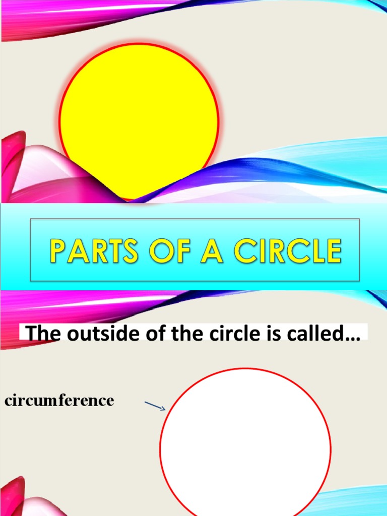 MATH 5 PPT Q3 - Parts of A Circle. | PDF