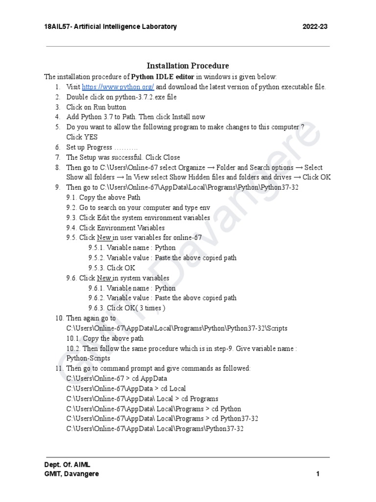 Final AI Lab Manual | Download Free PDF | Computer Programming | Software Engineering