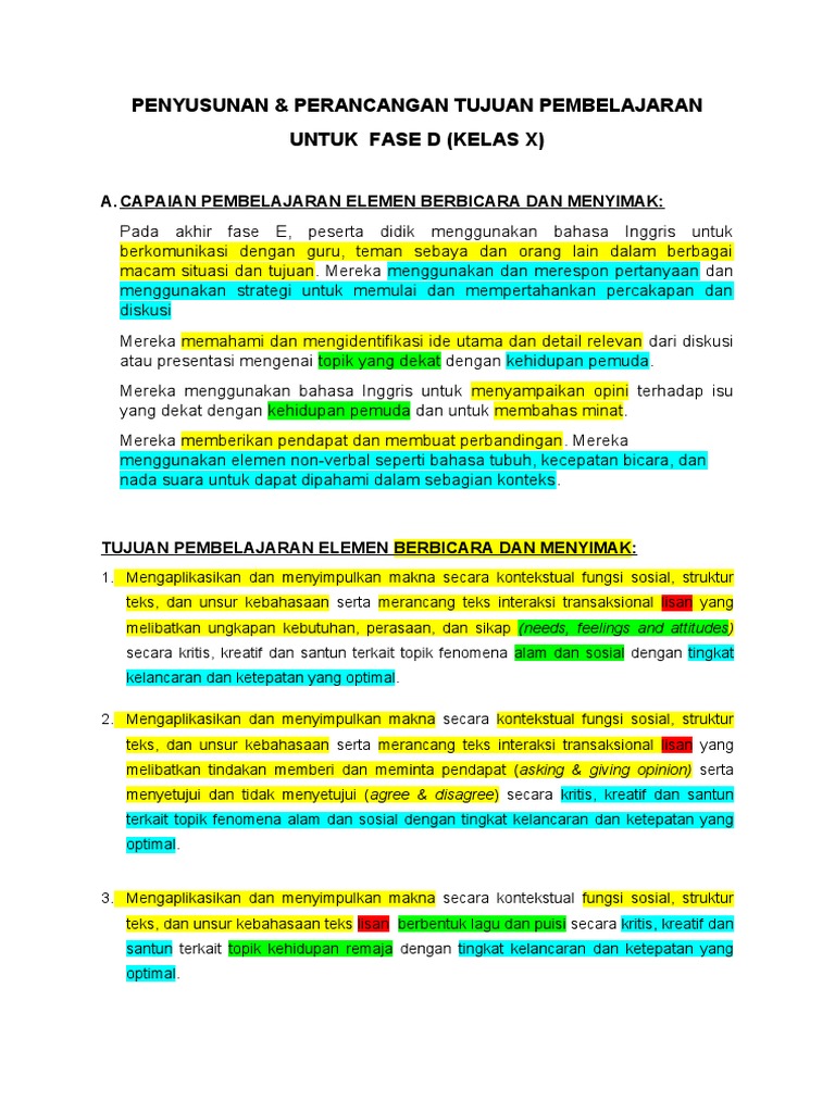 CONTOH TP & LEMBAR KERJA UTKWORKSHOP MGMP BHS INGGRIS KAB BOGOR_ibu ...