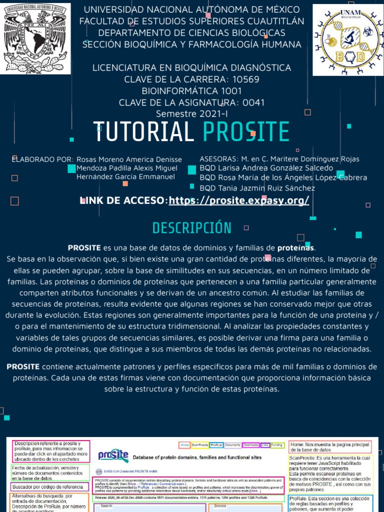 Tutorial de Uso de PROSITE en Bioinformática | PDF | Receptor ...