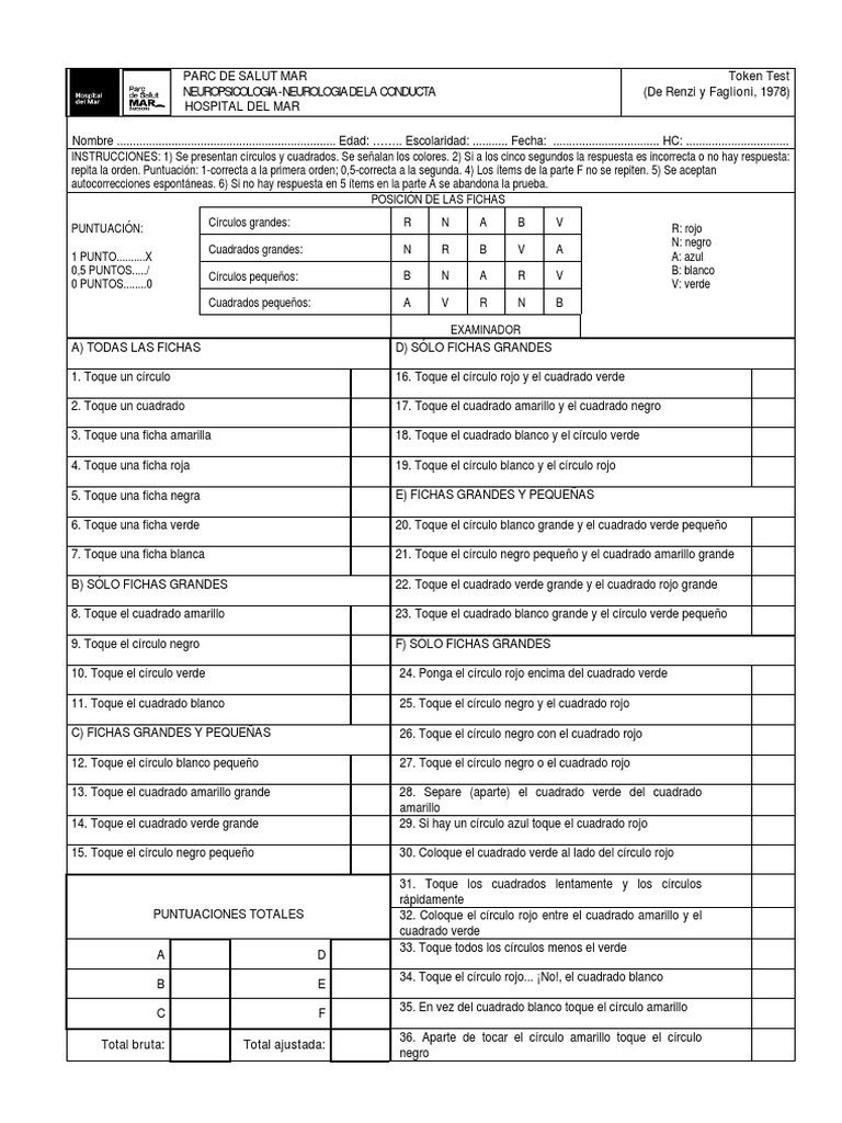 Token Test | PDF | Verde