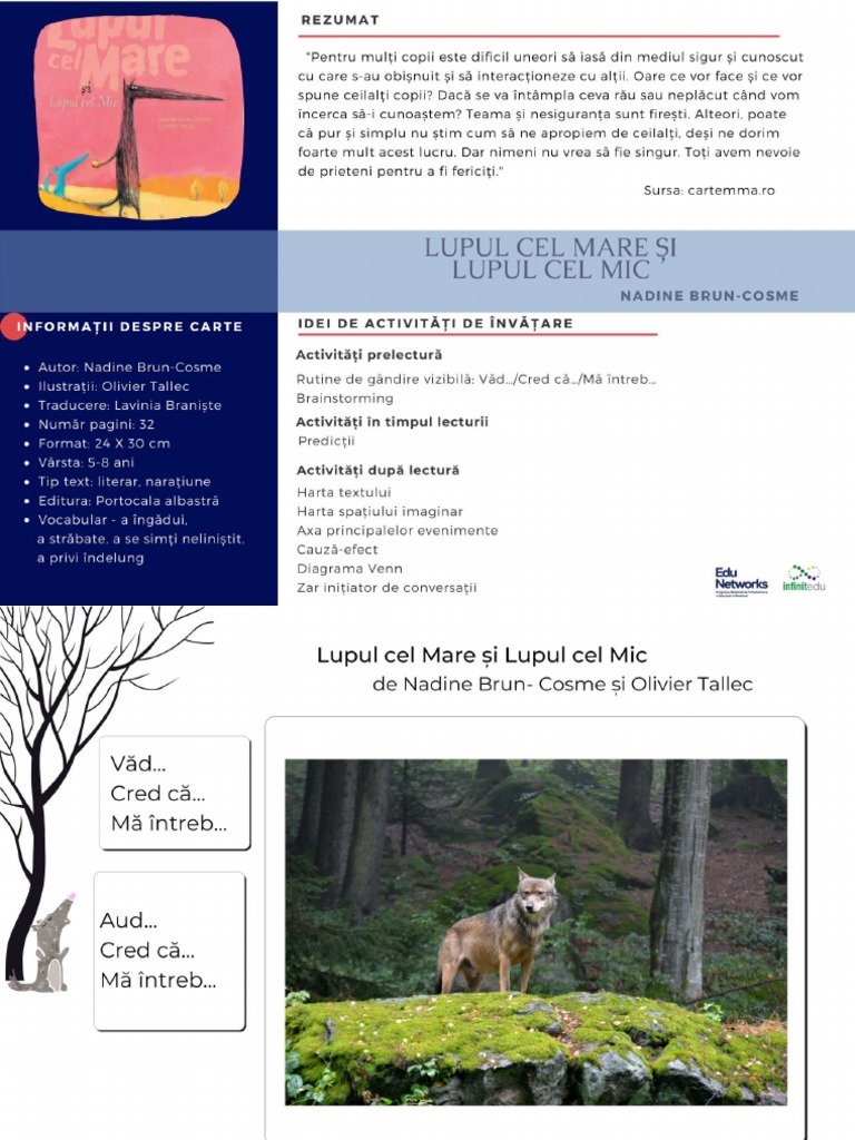 Lupul Cel Mare Si Lupul Cel Mic | PDF