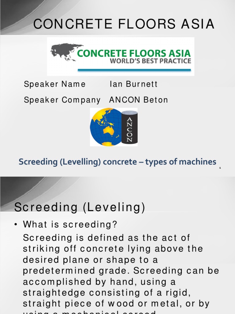 Concrete Floors Asia Presentation Ian Burnett Apr2013 - Part 4B | PDF