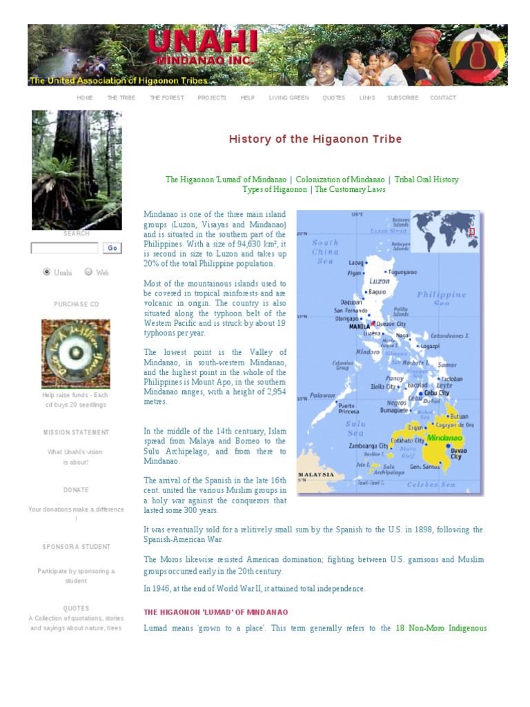 History of the Higaonon Tribe | Mindanao