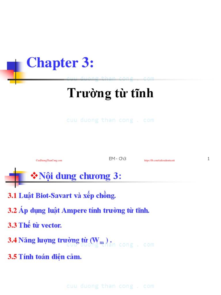 Truong-Dien-Tu - Le-Minh-Cuong - Em-Ch3-Truong-Tu-Tinh - (Cuuduongthancong - Com) | PDF