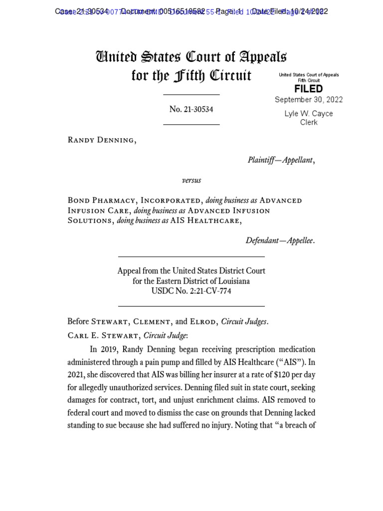 AIS 5th Order | PDF | Standing (Law) | Damages