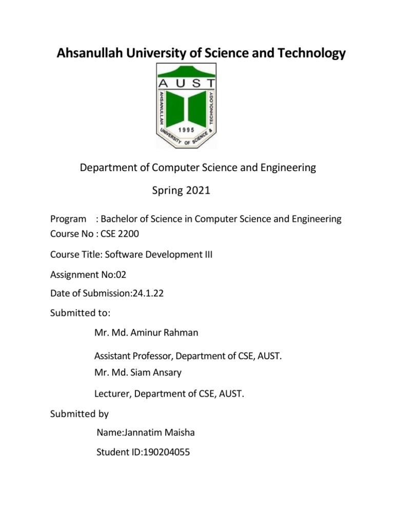 Assignment-02 | Download Free PDF | Android (Operating System ...