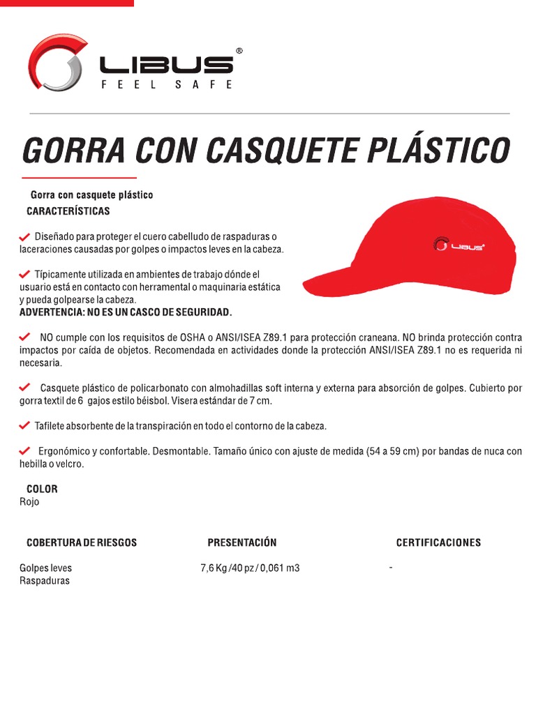 Gorra Roja Con Casquete | PDF