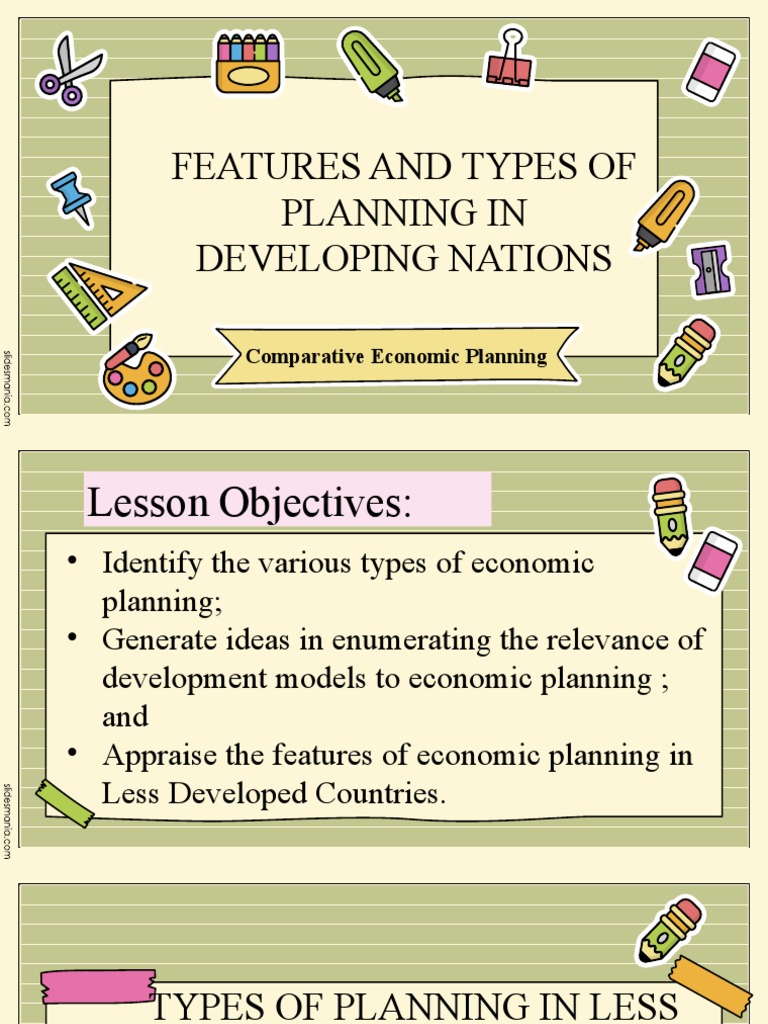 Types of Planning in Less Developed Countries | PDF | Economic Planning ...