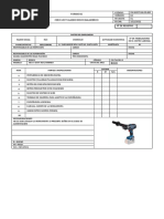 Checklist de Inspección Taladro Inalámbrico | PDF