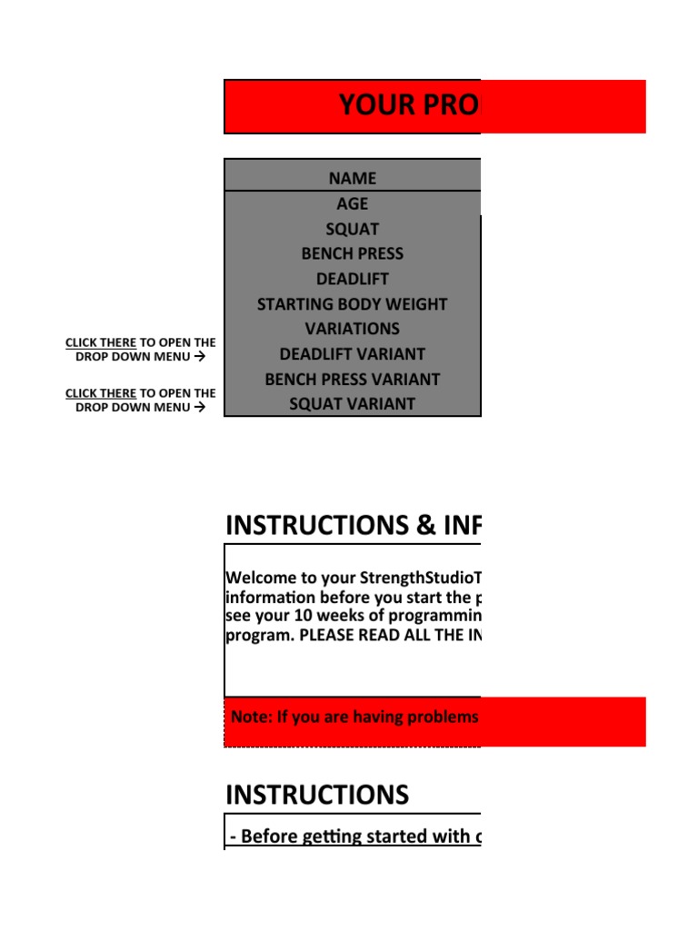 SSTT 10 Week Bench Press Specialization Dd4lpe | PDF | Weight Training ...