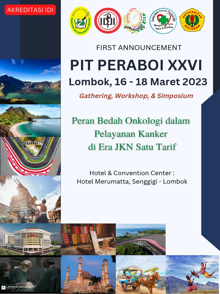 First Announcement PitPeraboiLombok | PDF