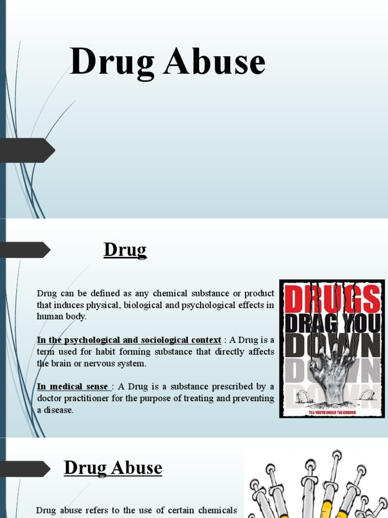 Drug Abuse | PDF