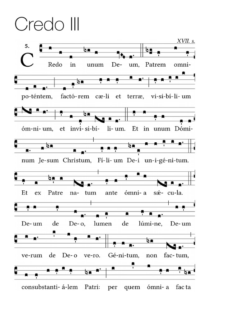 Credo III | PDF