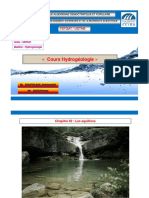 Cours Dhydrogéologie Master 1 Exploitation | PDF | Hydrogéologie | Perméabilité (fluide)