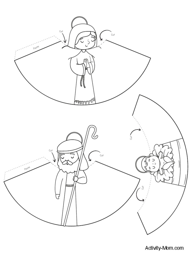 Printable Nativity Craft | PDF