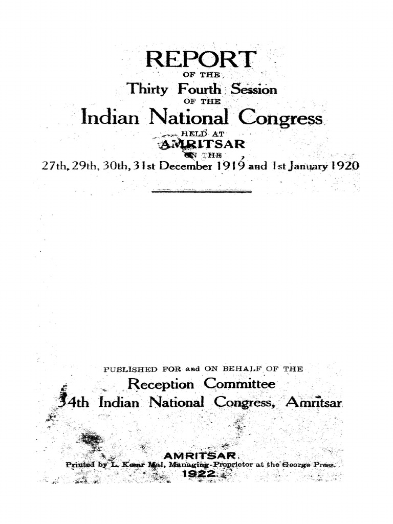 34th INC Session | PDF