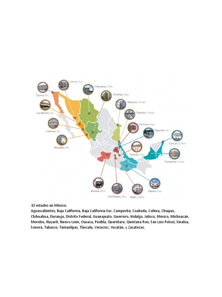 32 Estados en México | PDF