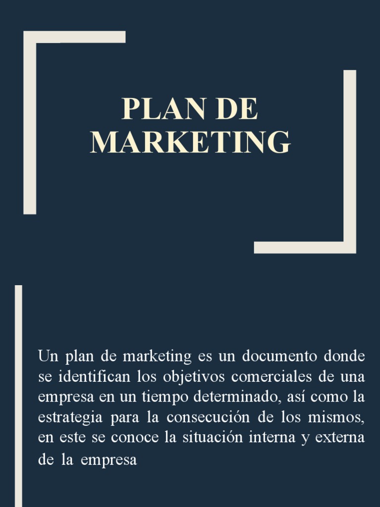 El Plan de Marketing | PDF | Marketing | Economias