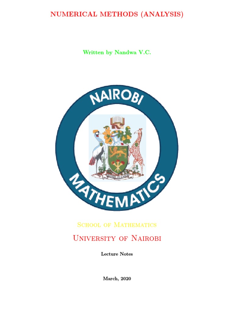 Numerical Methods | PDF | Numerical Analysis | Significant Figures