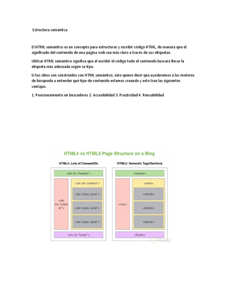 Estructura Semántica | PDF