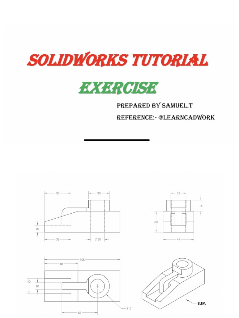 SolidWorks Exercise | PDF