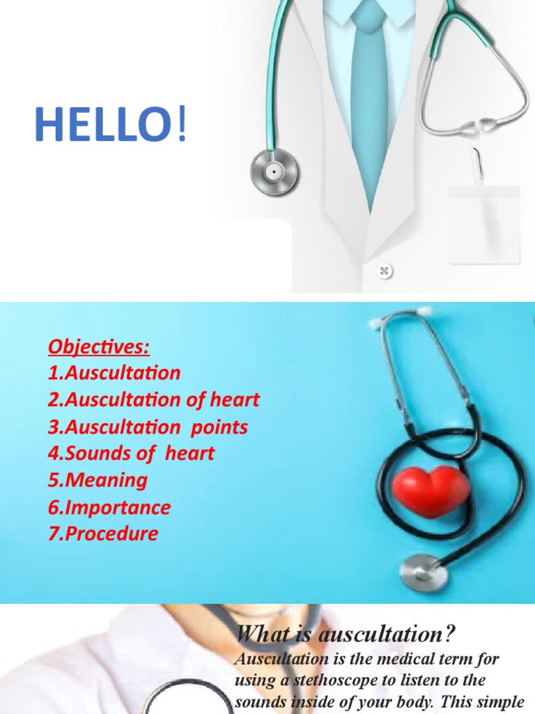 Heart Auscultation | PDF | Heart Valve | Heart