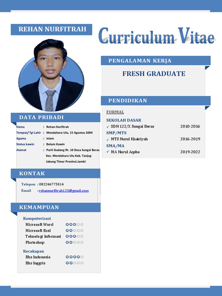 Cv. Rehan | PDF