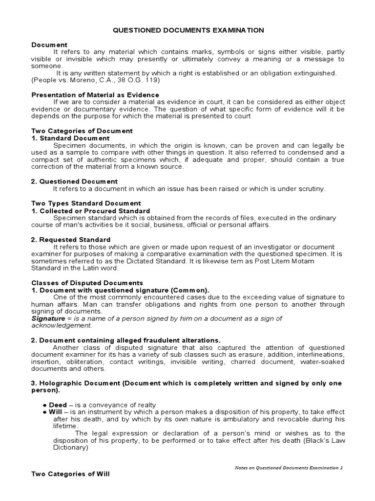Questioned Document Examination Overview | PDF | Typewriter | Typefaces