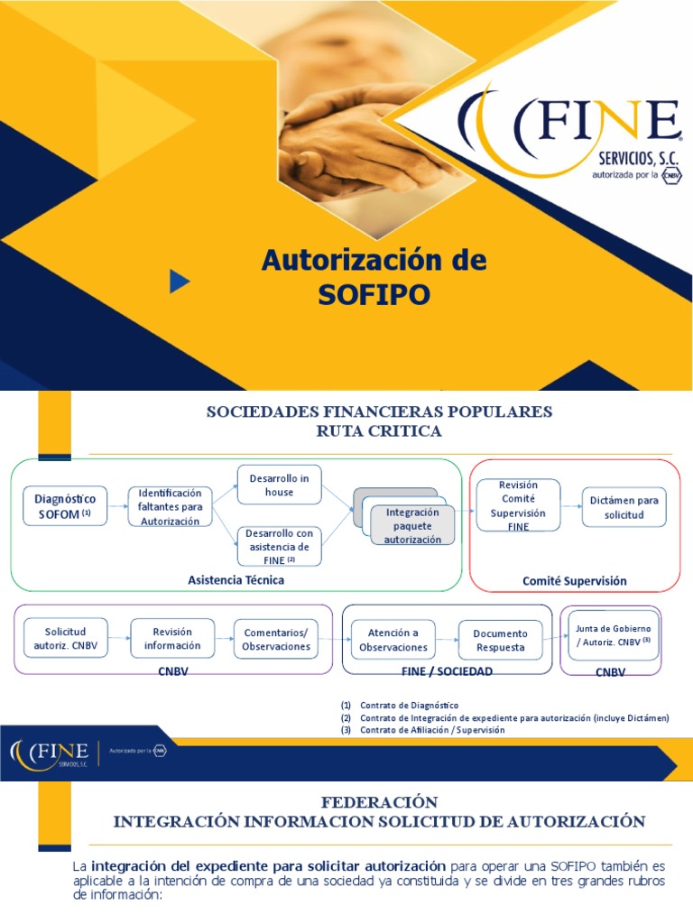 Presentacion Autorizacion Sofipo | PDF | Bancos | Dinero