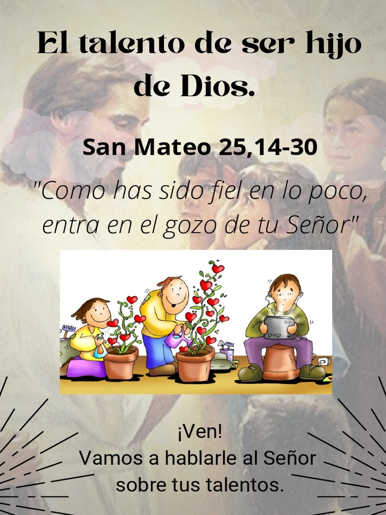 El Talento de Ser Hijo de Dios | PDF