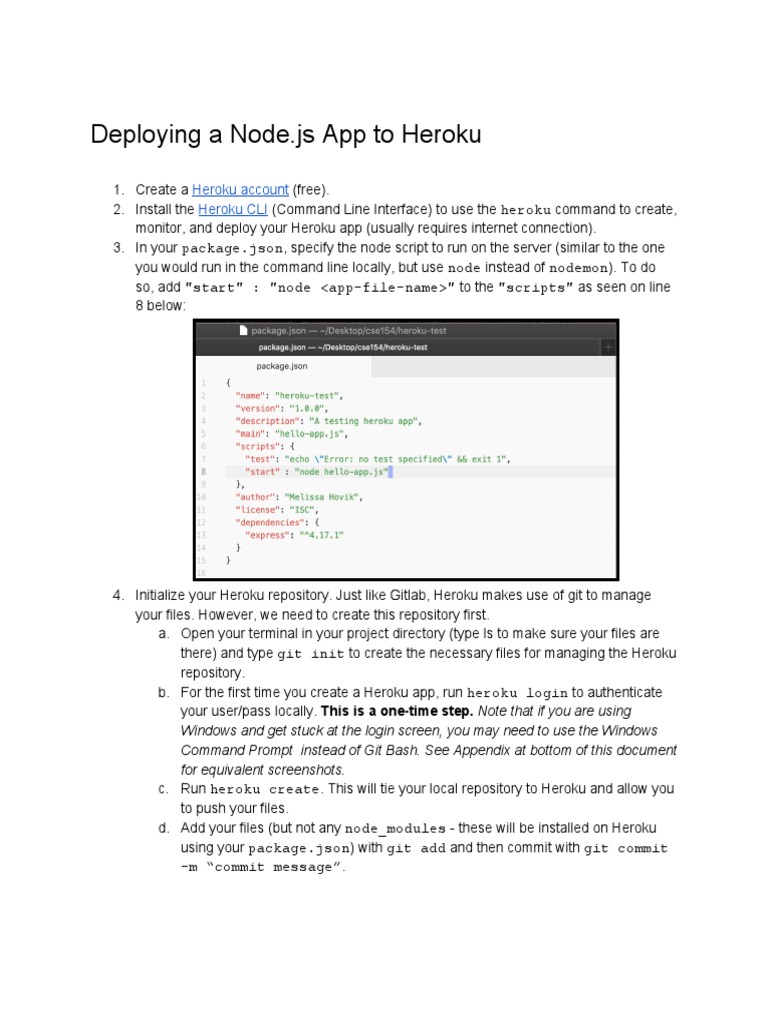 Deploying Heroku App | PDF Deploying Heroku App | PDF