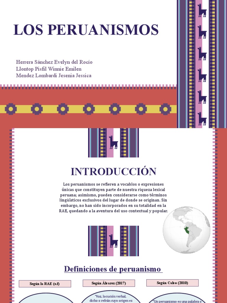 Peruanismos: Riqueza Lingüística del Perú | PDF | Perú | Lengua española
