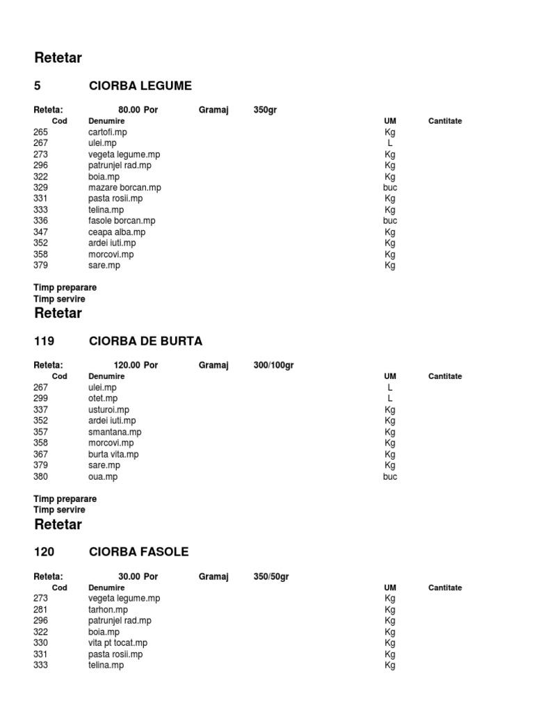 RETETAR | PDF