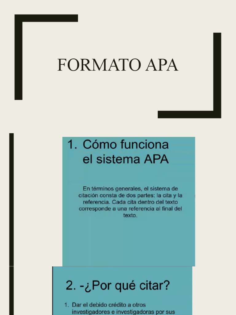 Formato Apa | PDF