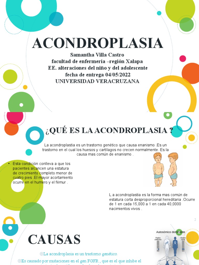 Acondroplasia | PDF | Especialidades Medicas | Enfermedades y trastornos