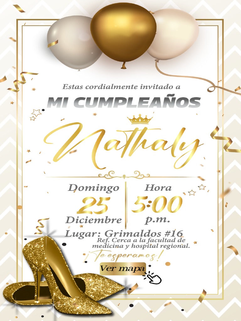 Te Invito a Mi Cumpleaños | PDF