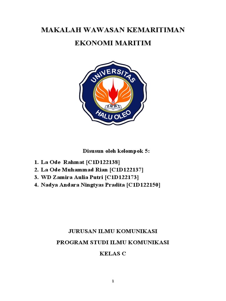 Ekonomi Maritim Indonesia: Potensi dan Tantangan | PDF
