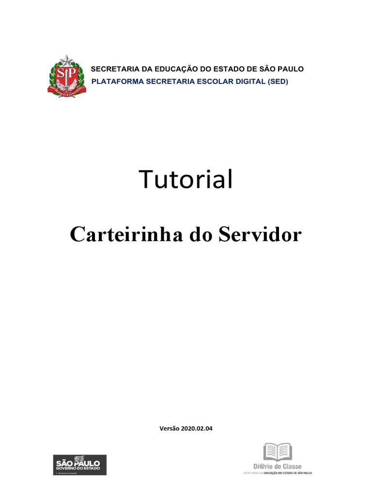 Tutorial sobre como solicitar e aprovar a Carteirinha do Servidor na Plataforma Secretaria ...