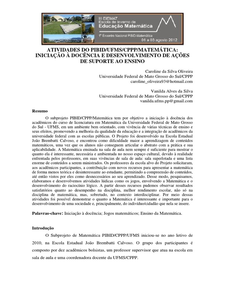RE Oliveira Caroline Da Silva | PDF | Pedagogia | Aprendizado RE Oliveira Caroline Da Silva | PDF | Pedagogia | Aprendizado