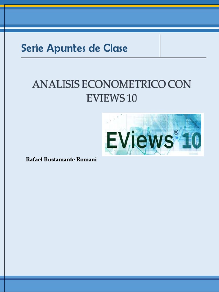 Análisis Econométrico en Eviews 10 | PDF | Streaming Media | Microsoft Excel