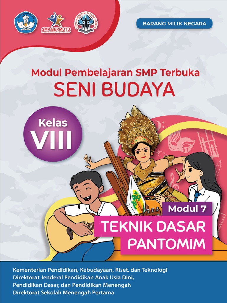 Seni Budaya VIII Modul 7 Teknik Dasar Pantomim | PDF