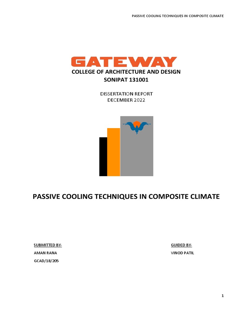 Passive Cooling in Composite Climate | PDF | Heat Transfer | Thermodynamics