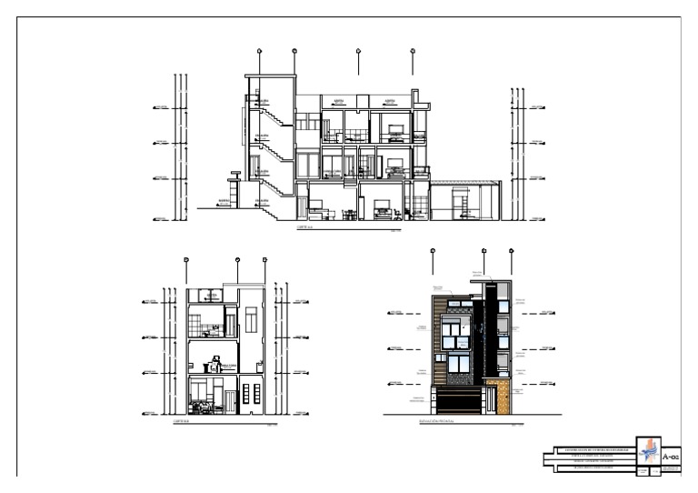 Azotea Azotea Escalera: Corte A-A | PDF | Materiales