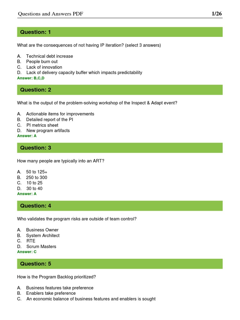 SAFe RTE | PDF | Scrum (Software Development) | Agile Software Development