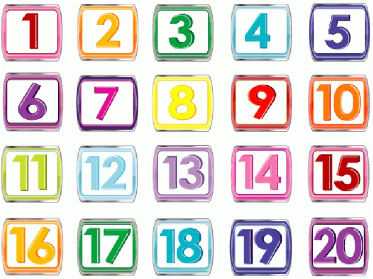 Números Hasta 20 | PDF