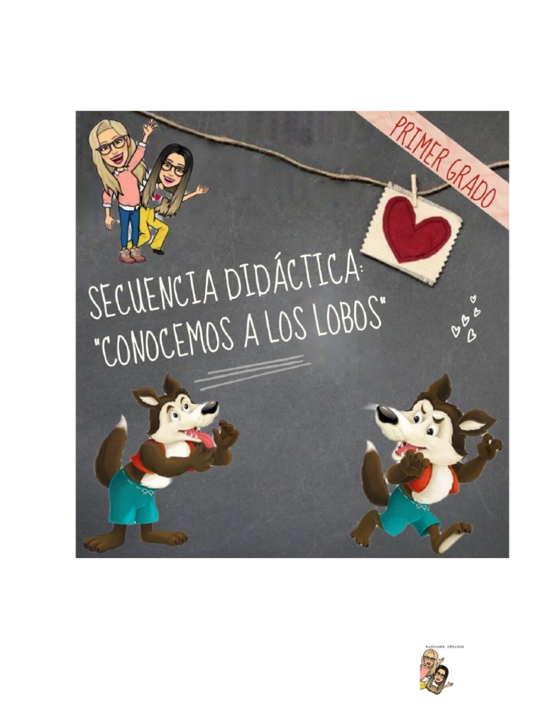 Secuencia. Conocemos A Los Lobos. 1er Grado | PDF | Caperucita Roja ...