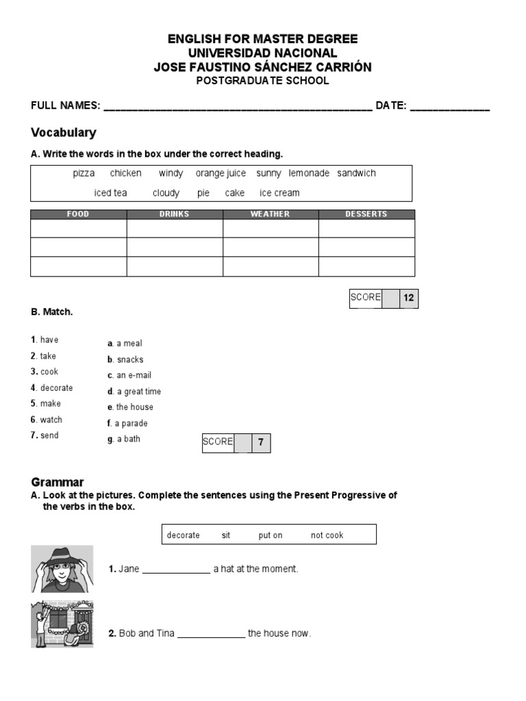 English Exam Unit Iv Master Degree | PDF