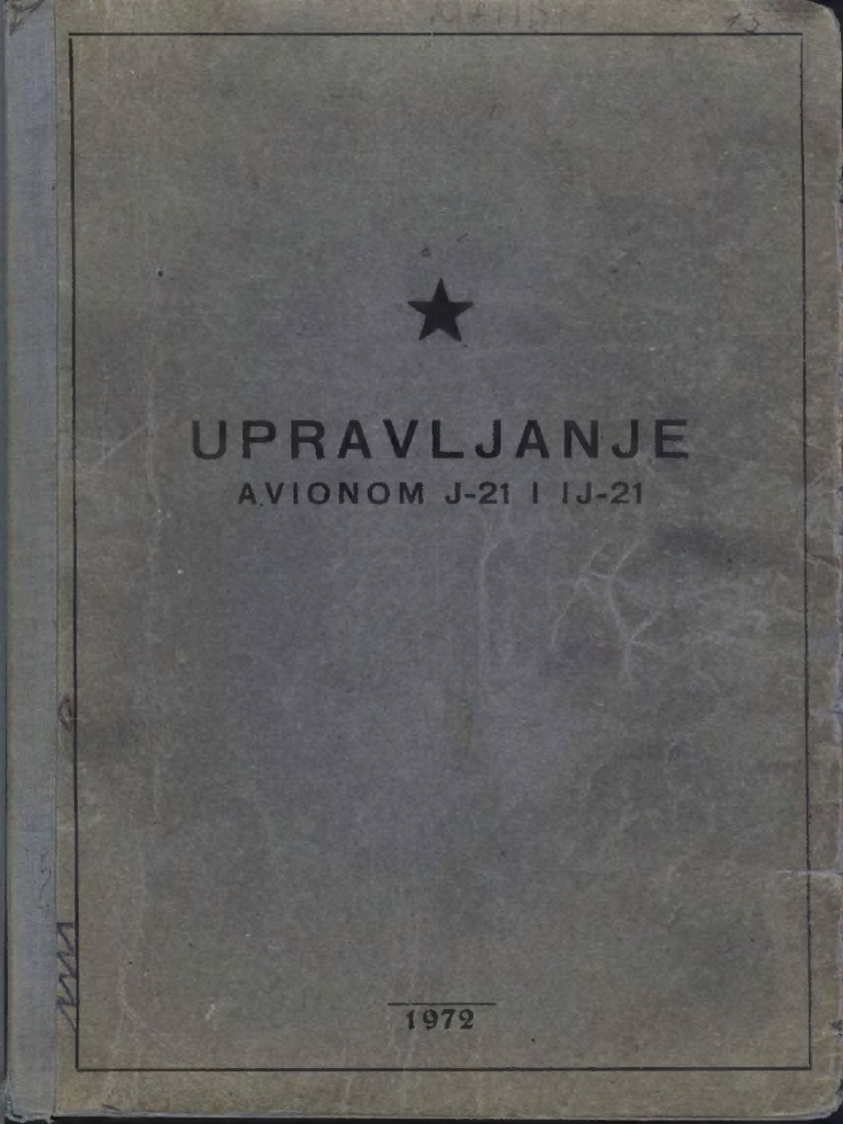 VTUP Upravljanje Avionom J-21 I IJ-21 (Jastreb) - Text | PDF