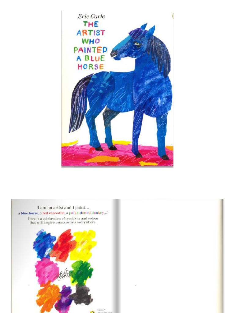 The Artist Who Painted A Blue Horse | PDF